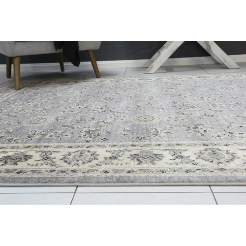 Lifestyle Floors Grey Floral Arya Rug | Temple & Webster
