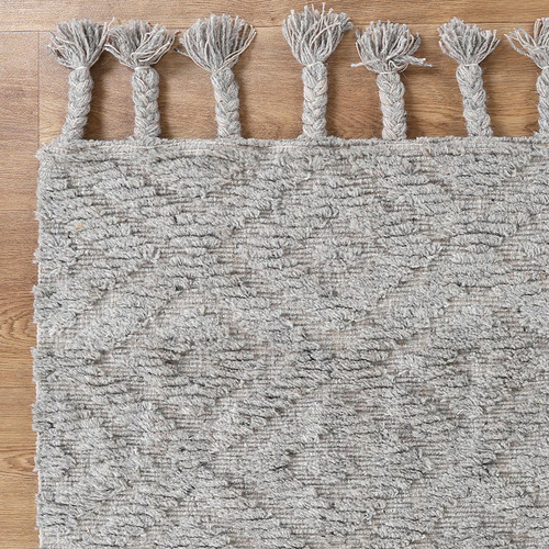 Lifestyle Floors Grey Elm Hand-Tufted Wool-Blend Rug | Temple & Webster