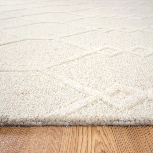 Cream Senso Charvi Hand-Tufted Wool Rug | Temple & Webster