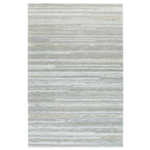 Lifestyle Floors Light Ash Linear Charvi Hand-Tufted Wool Rug | Temple ...