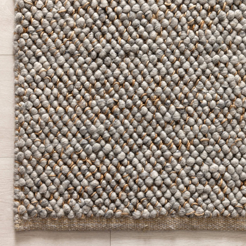 Lifestyle Floors Grey Timothee Hand-Loomed Wool-Blend Rug | Temple ...