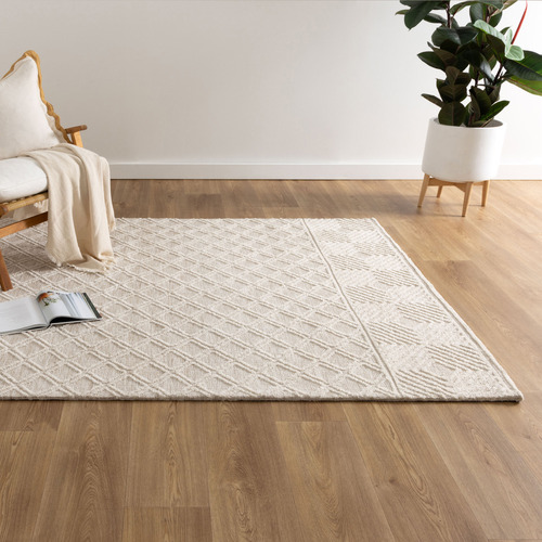 Lifestyle Floors Beige Carlisle Hand-Tufted Rug | Temple & Webster