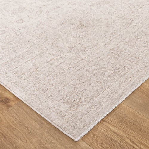 Beige Caitlin Distressed Rug | Temple & Webster