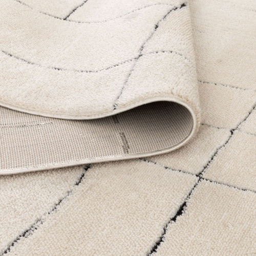 Black Levi Abstract Rug | Temple & Webster