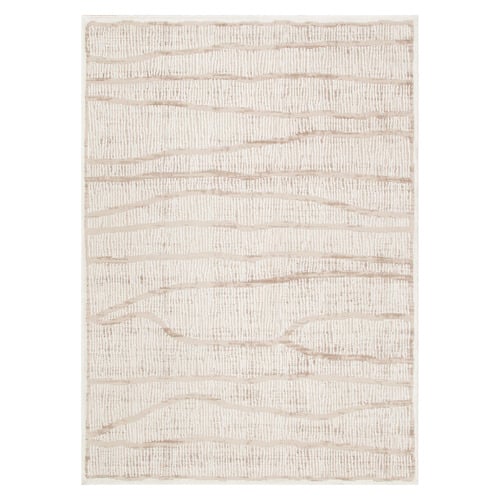 Lifestyle Floors Ivory Bedrock Abstract Rug | Temple & Webster
