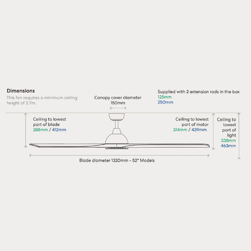 Fanco Fanco Sanctuary DC 178cm Ceiling Fan with Remote Control | Temple ...