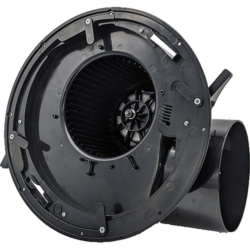 Hybrid 330mm Round Bathroom Exhaust Fan with LED Light | Temple & Webster