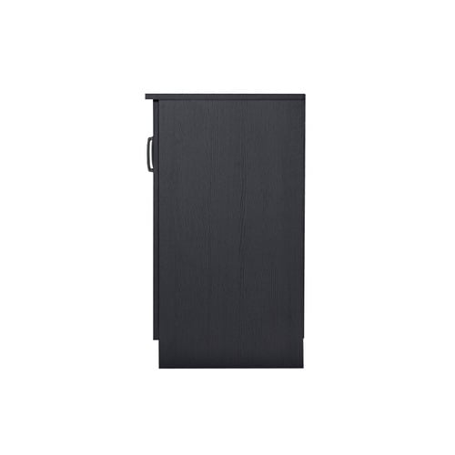 Corner Office Black Helena 3 Door Sideboard Buffet | Temple & Webster