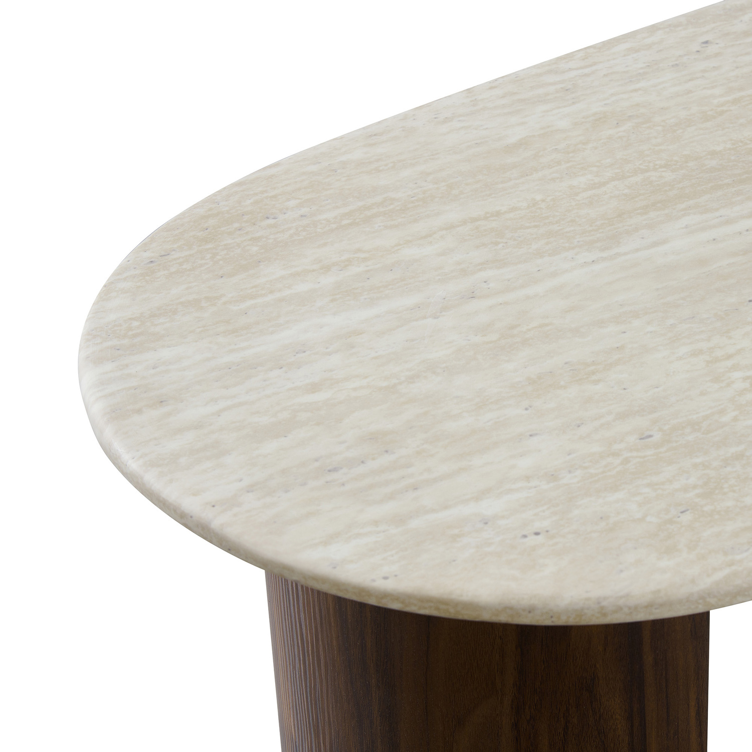 Callie Travertine-Look Writing Desk | Temple & Webster