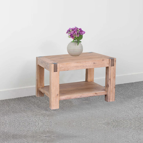 Southern Stylers Natural Belmont Acacia Wood Side Table | Temple & Webster