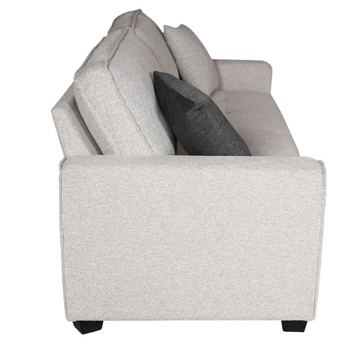 Sami 3 Seater Upholstered Sofa | Temple & Webster