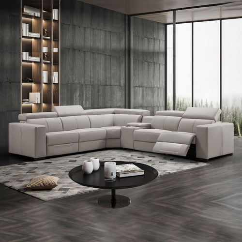 Ezalore 6 Seater Modular Recliner Sofa | Temple & Webster