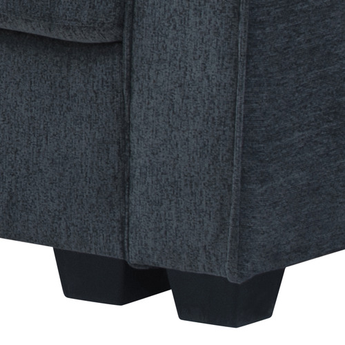 Sami 3 Seater Upholstered Sofa with Left Chaise | Temple & Webster