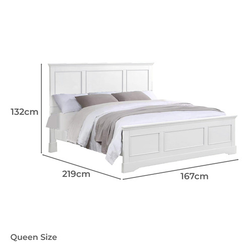 Southern Stylers White Calia Bed Frame | Temple & Webster