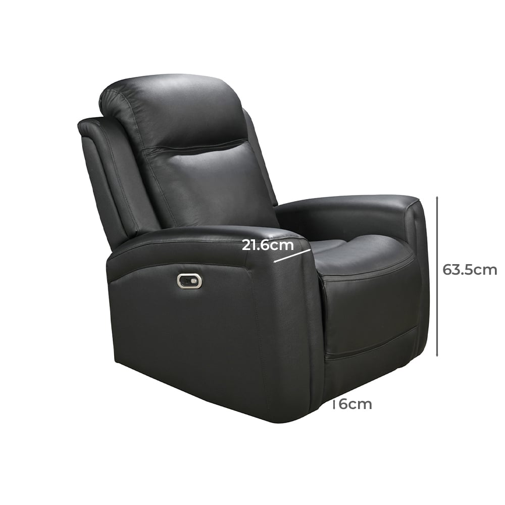 Guerrero 5 Seater Leather Recliner Sofa & Armchair Set | Temple & Webster