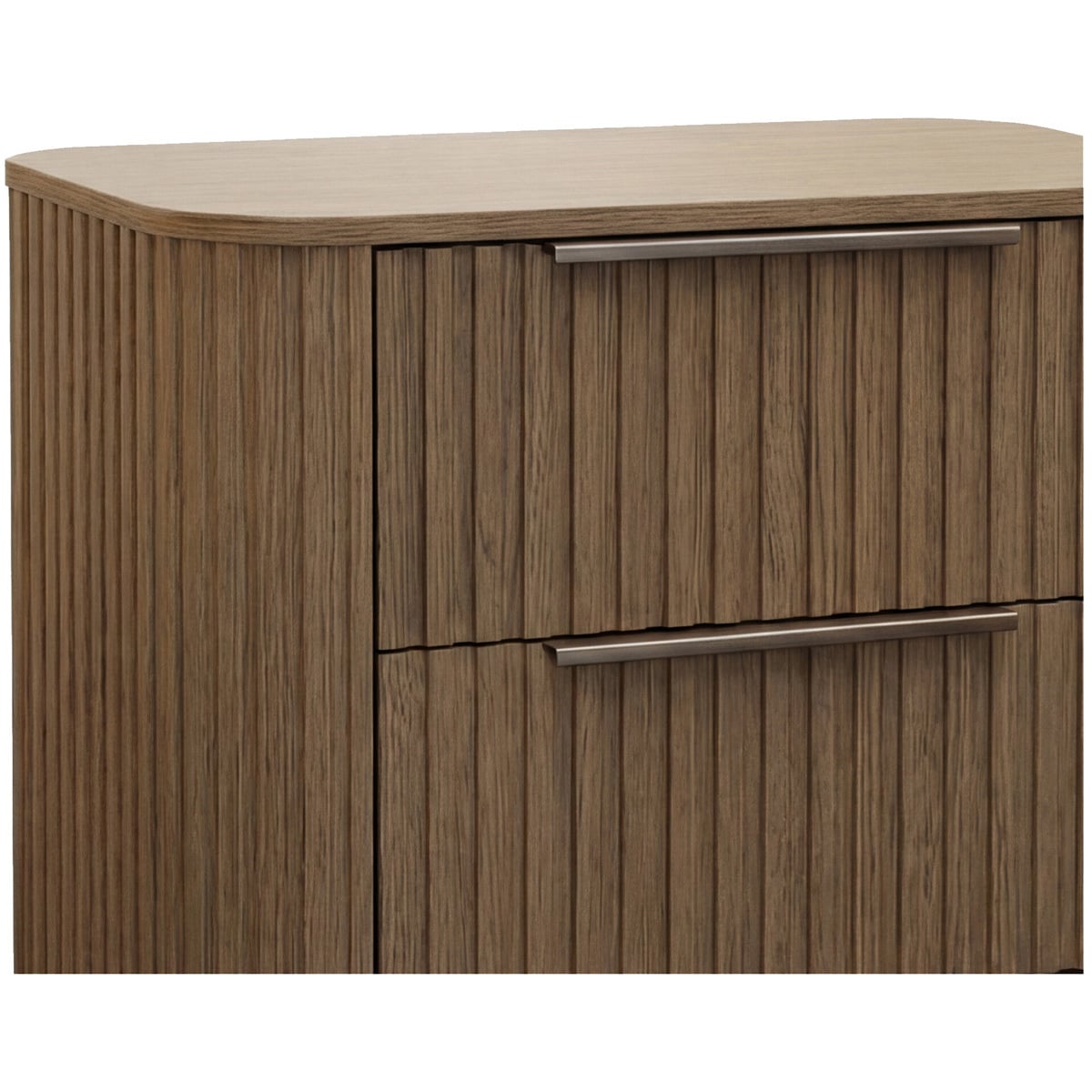 Jazir 3 Drawer LED Bedside Table | Temple & Webster