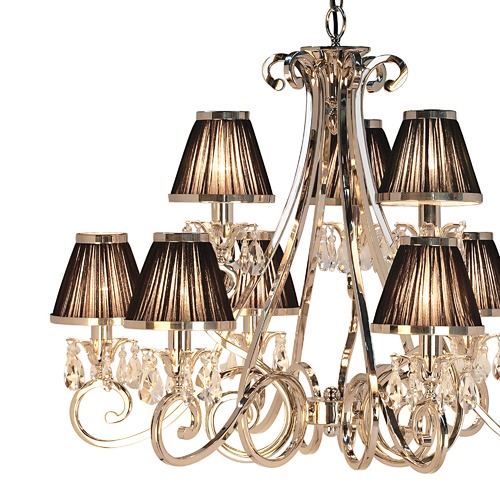 Luxuria 9 Light Chandelier | Temple & Webster
