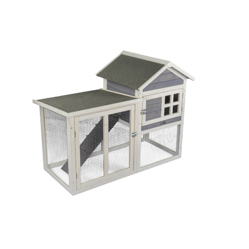 Bono Fido Loopy Cottage Wooden Rabbit Hutch | Temple & Webster