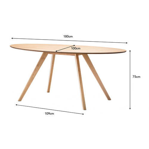 Continental Designs Betty Dining Table Set with 4 Padded Eames Chairs ...