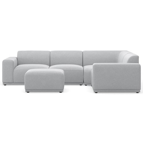 Continental Designs Tilly 4 Seater Upholstered Modular Sofa with ...