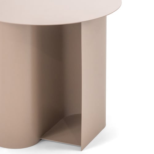 Continental Designs Asher Stainless Steel Side Table | Temple & Webster