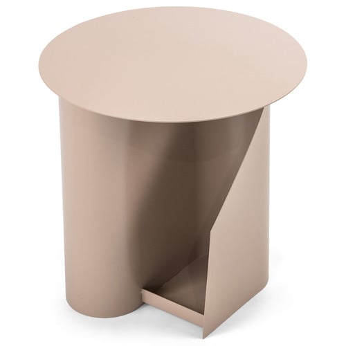 Continental Designs Asher Stainless Steel Side Table | Temple & Webster