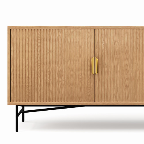 Continental Designs Tabitha Ripple Slatted Sideboard | Temple & Webster