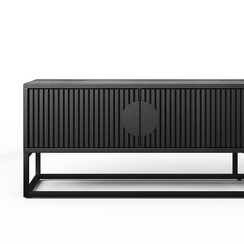 Continental Designs Tessa Ripple Slatted TV Unit | Temple & Webster