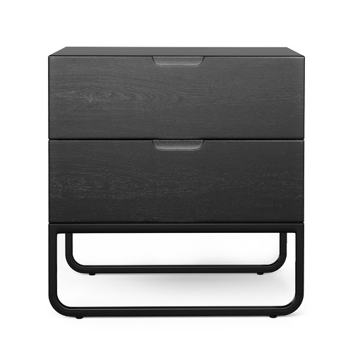 Continental Designs Tanisha 2 Drawer Bedside Table | Temple & Webster