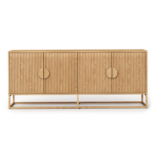 Continental Designs Tessa Ripple Slatted Sideboard | Temple & Webster