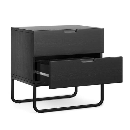 Continental Designs Tanisha 2 Drawer Bedside Table | Temple & Webster
