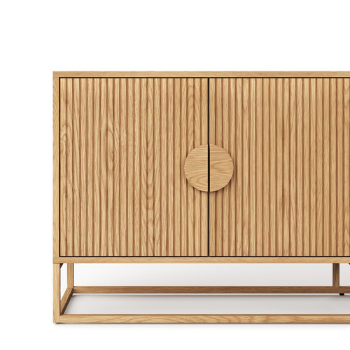 Continental Designs Tessa Ripple Slatted Sideboard | Temple & Webster