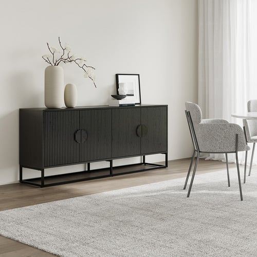 Continental Designs Tessa Ripple Slatted Sideboard | Temple & Webster