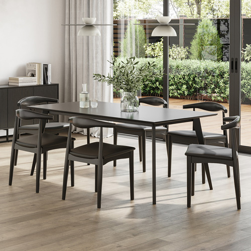 6 Seater Kylen Dining Table & Chair Set | Temple & Webster