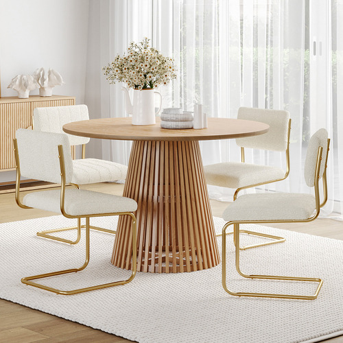 4 Seater Miel Dining Table & Chair Set | Temple & Webster