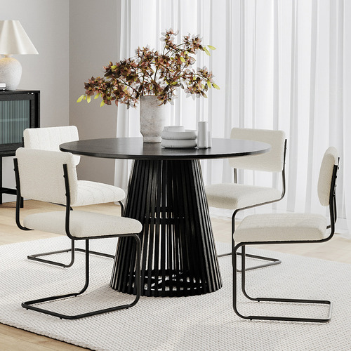 4 Seater Miel Dining Table & Chair Set | Temple & Webster