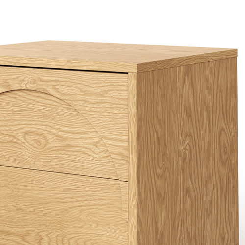 Continental Designs Persei 2 Drawer Bedside Table | Temple & Webster