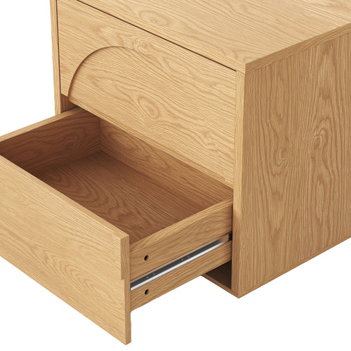 Continental Designs Persei 2 Drawer Bedside Table | Temple & Webster