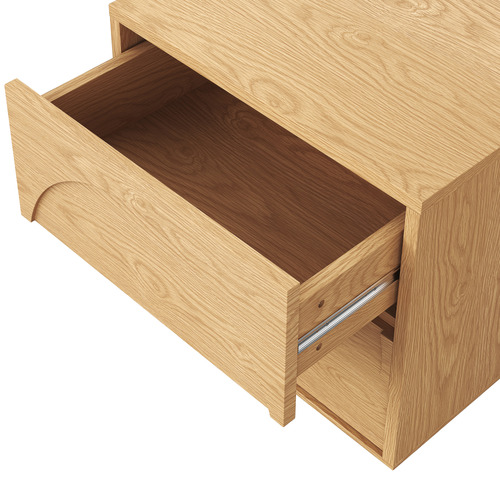 Continental Designs Persei 2 Drawer Bedside Table | Temple & Webster