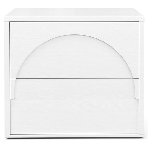 Continental Designs Persei 2 Drawer Bedside Table | Temple & Webster