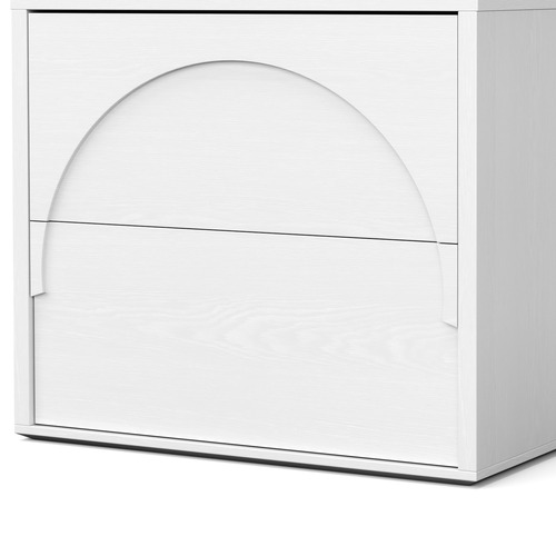 Continental Designs Persei 2 Drawer Bedside Table | Temple & Webster