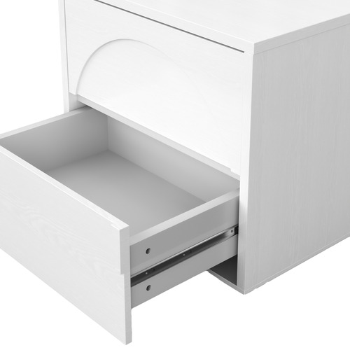 Continental Designs Persei 2 Drawer Bedside Table | Temple & Webster