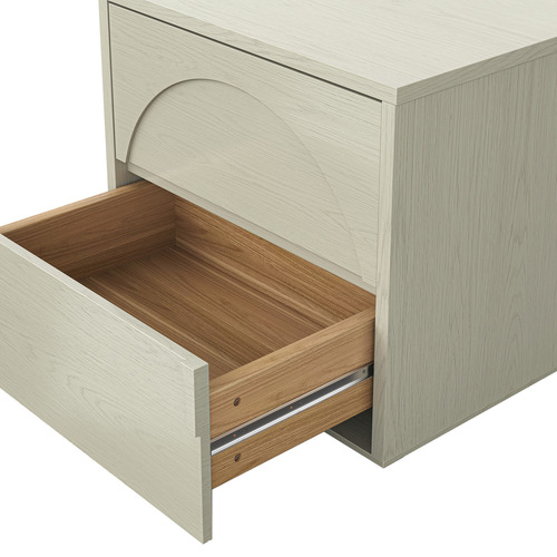 Continental Designs Persei 2 Drawer Bedside Table | Temple & Webster