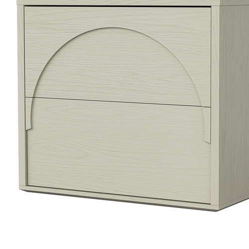 Continental Designs Persei 2 Drawer Bedside Table | Temple & Webster