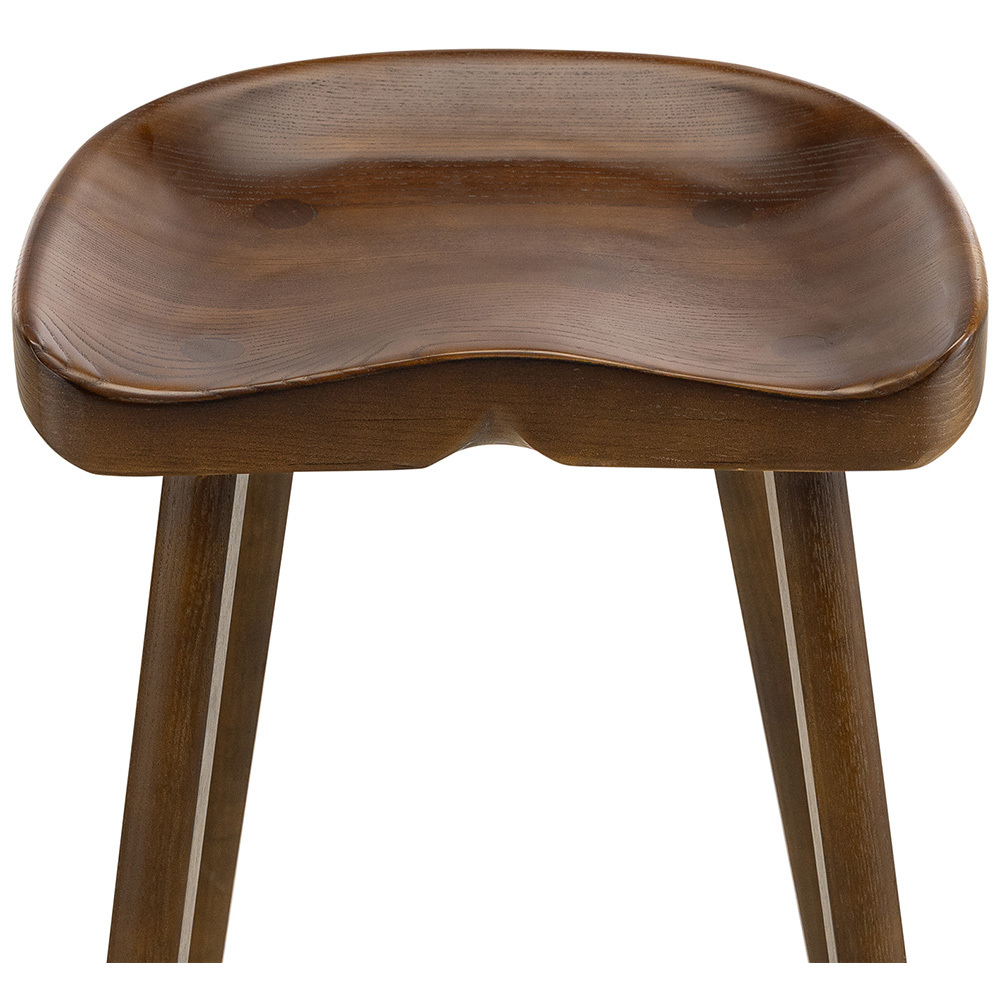 68.5cm Emerson Ash Wood Bar Stools | Temple & Webster