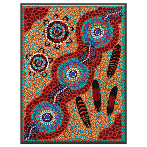 Collecting Feathers Printed Wall Art | Temple & Webster