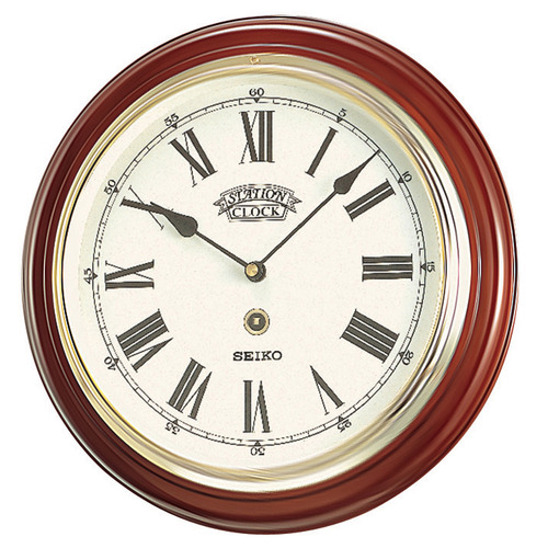 SeikoClocks Seiko Wooden Wall Clock | Temple & Webster