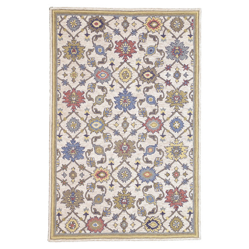 Lotus Rugs Rakesh Hand-Tufted Wool & Cotton Rug | Temple & Webster