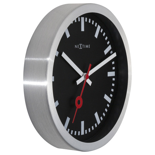 NeXtime 19cm NeXtime Station Stripe Table & Wall Clock | Temple & Webster