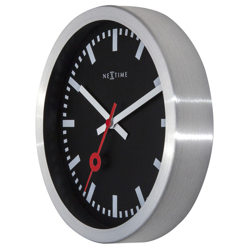 NeXtime 19cm NeXtime Station Stripe Table & Wall Clock | Temple & Webster